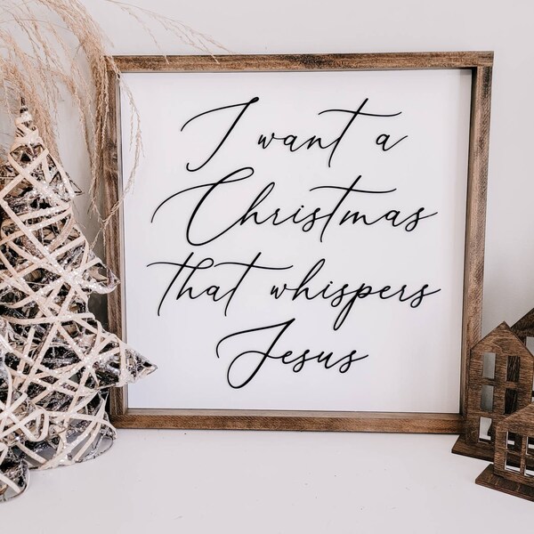 Religious Christmas Wood Sign - Etsy