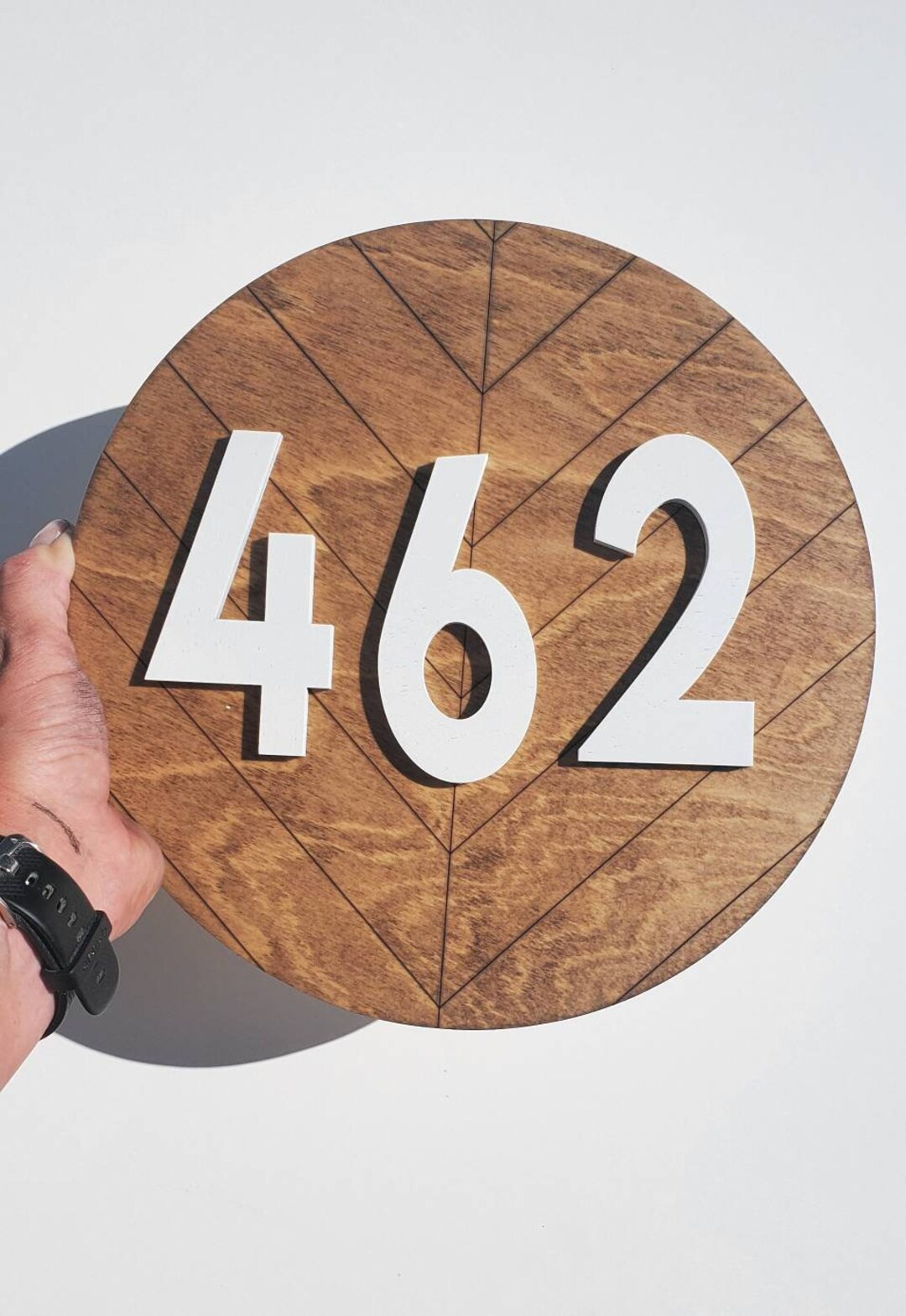 Wood Address Sign/ House Number Wood Sign / House Address /bohemian ...