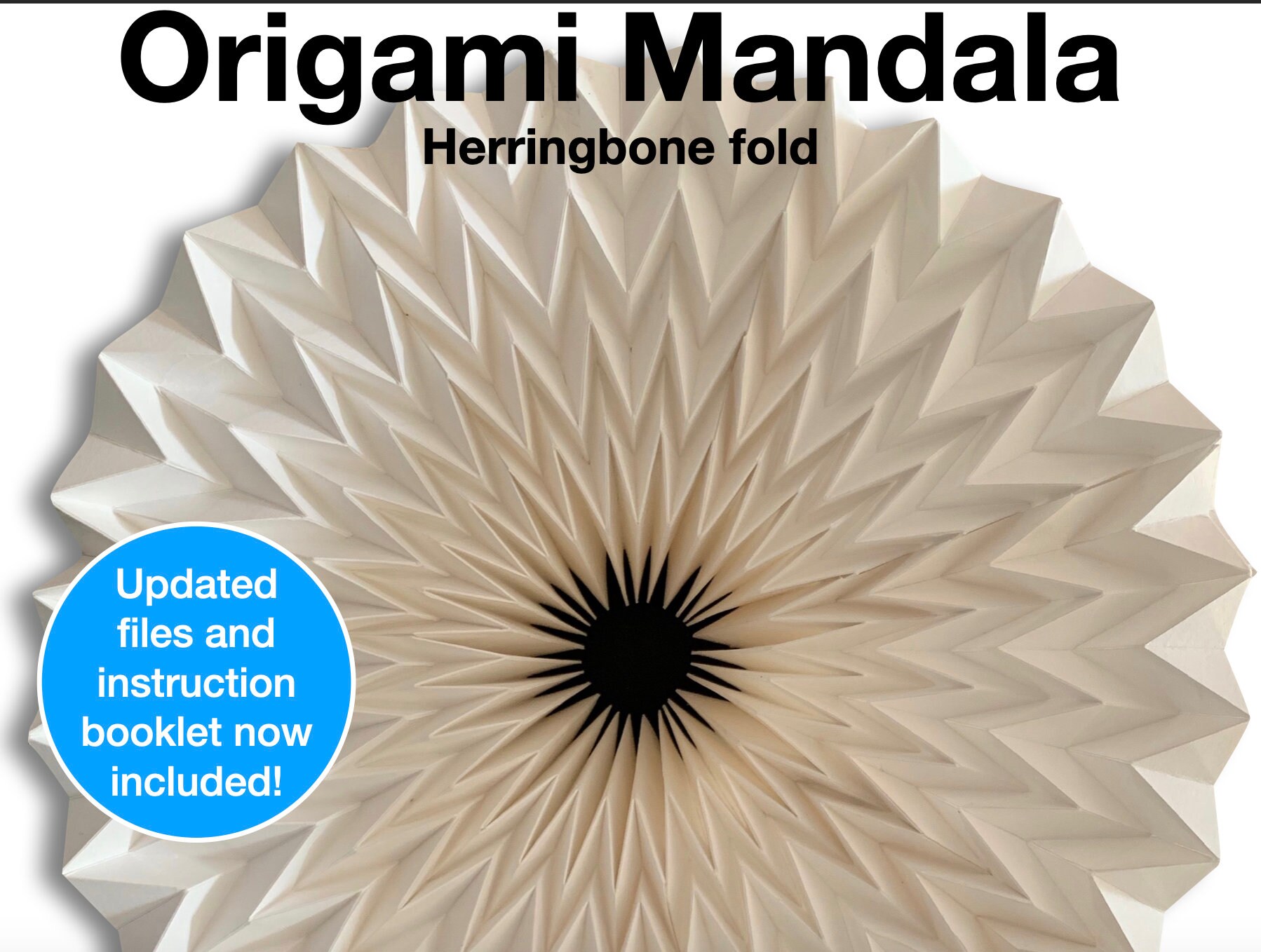 Origami Mandala Digital Score Files - Etsy Canada