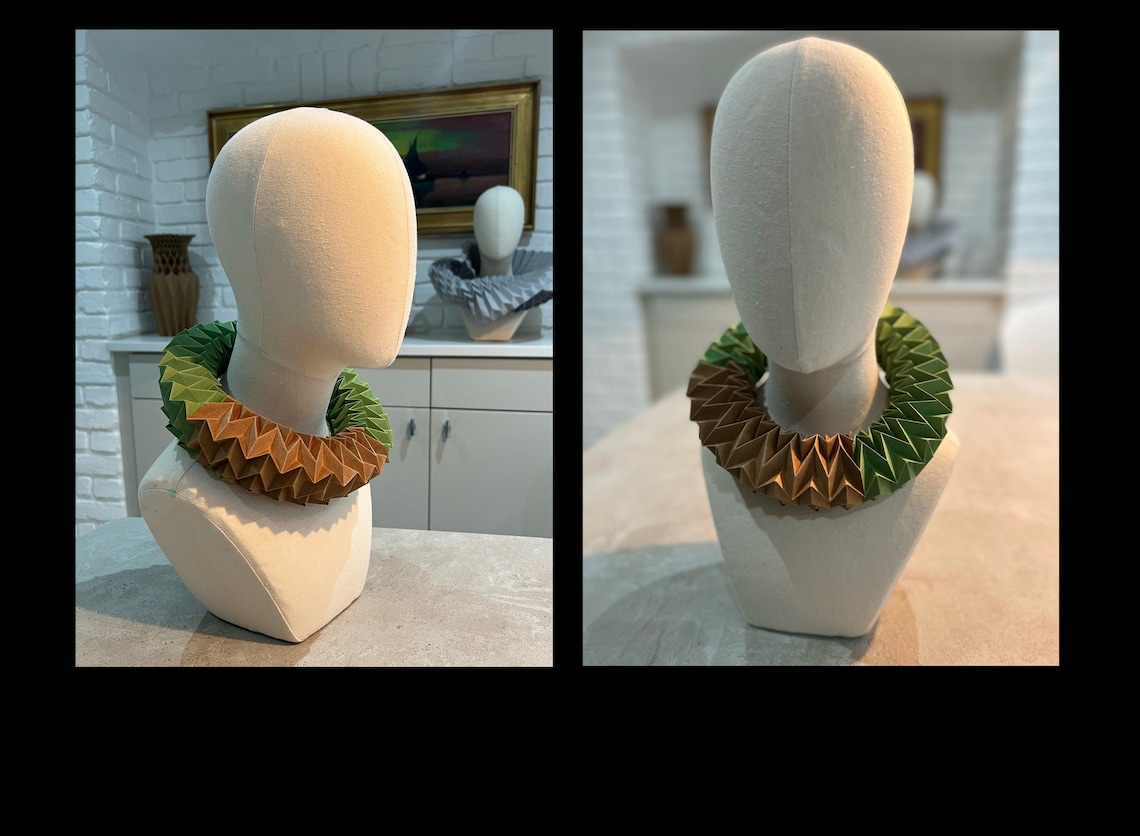 Origami Herringbone Tube - Etsy