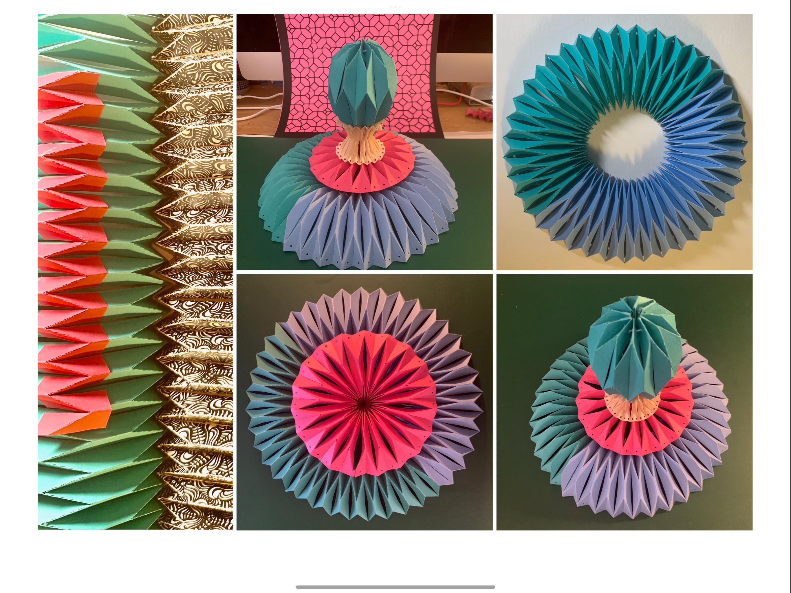 Origami Baubles: DIY Paper Craft Template (digital Cut Files) - Etsy