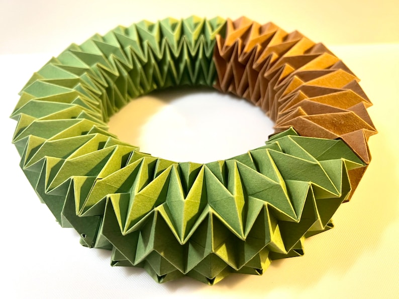 Origami Herringbone Tube - Etsy