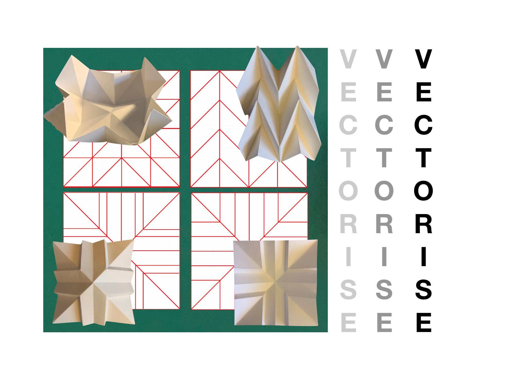 Origami Square Creative Folding Kit- Digital Score Files - Etsy