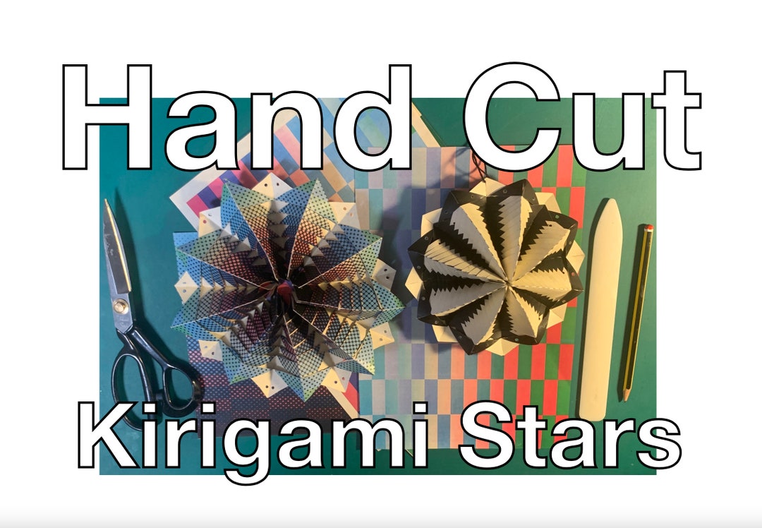 Origami Kirigami Star Digital Download - Etsy
