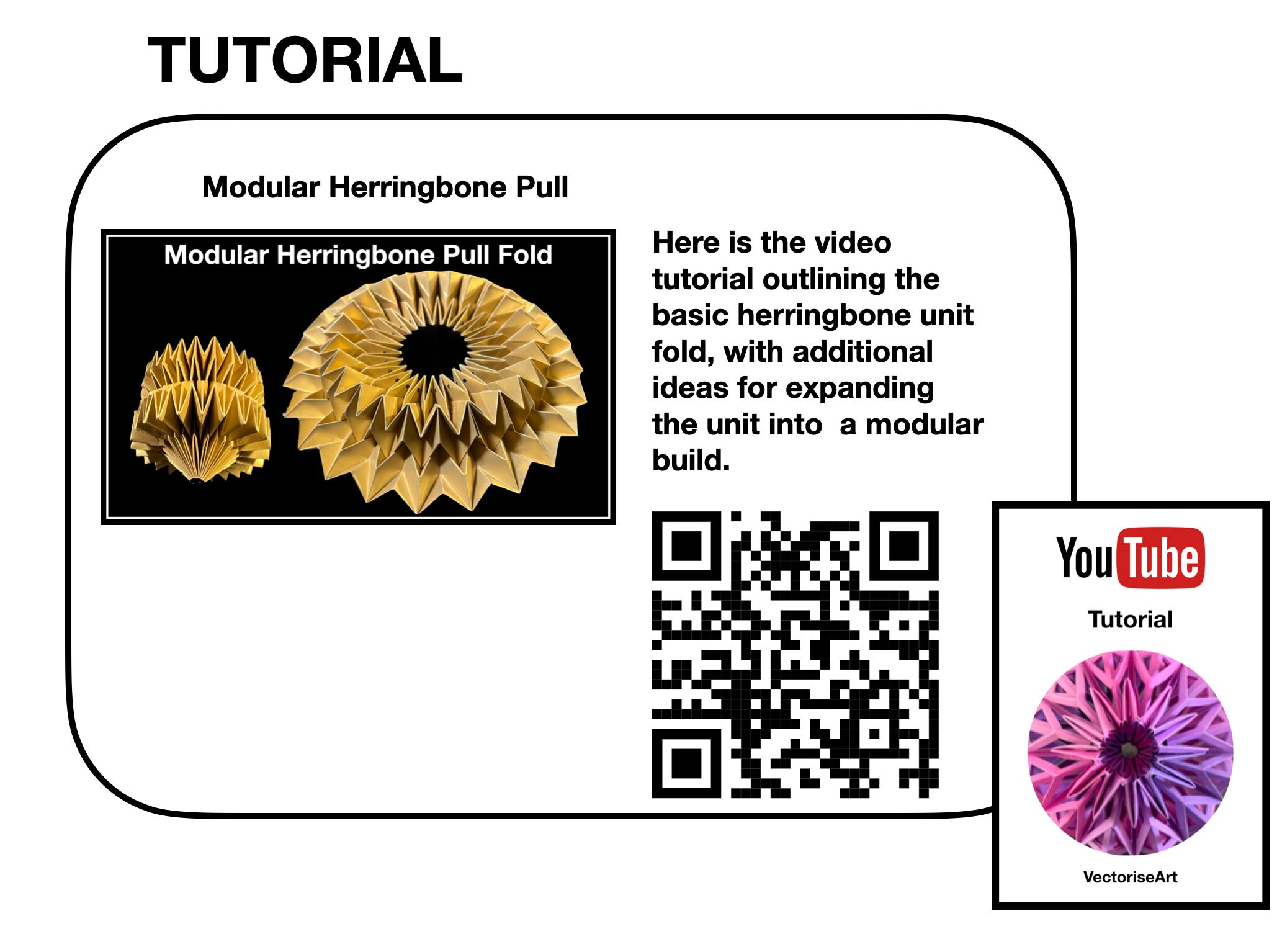 Modular Heringbone Pull Fold Score Files - Etsy