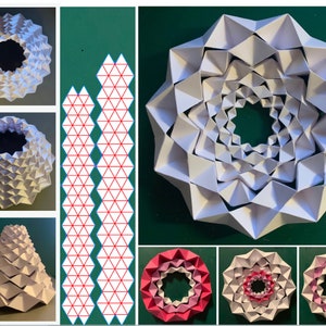 Tapered Origami Mandala Cut Files - Etsy