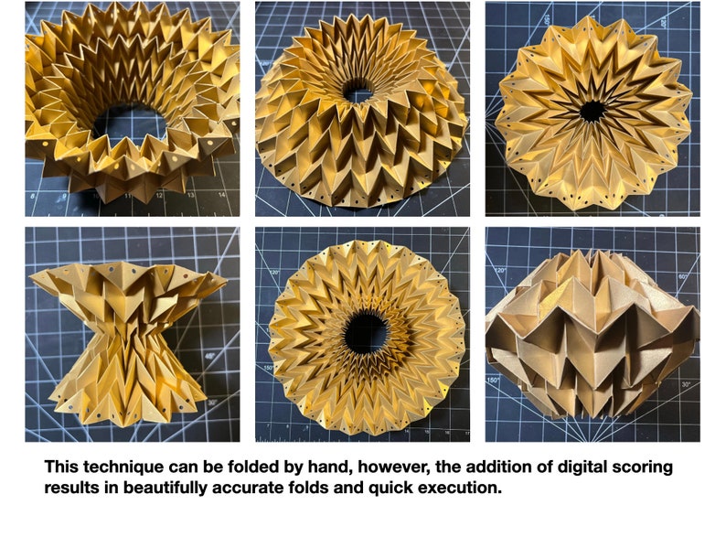 Modular Heringbone Pull Fold Score Files - Etsy