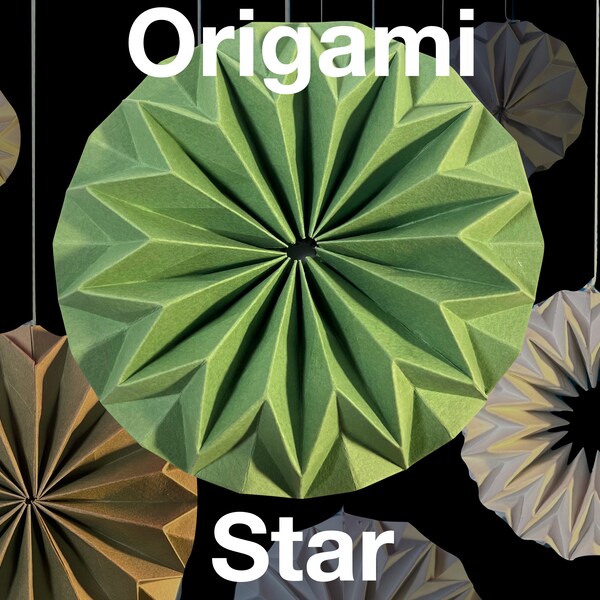 Origami Star - Etsy