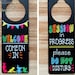Custom Wooden Door Knob Hanger | Door Knob Hook Hanger | Welcome- Come ...