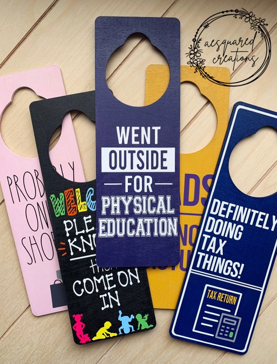 Paper Door Knob Hangers