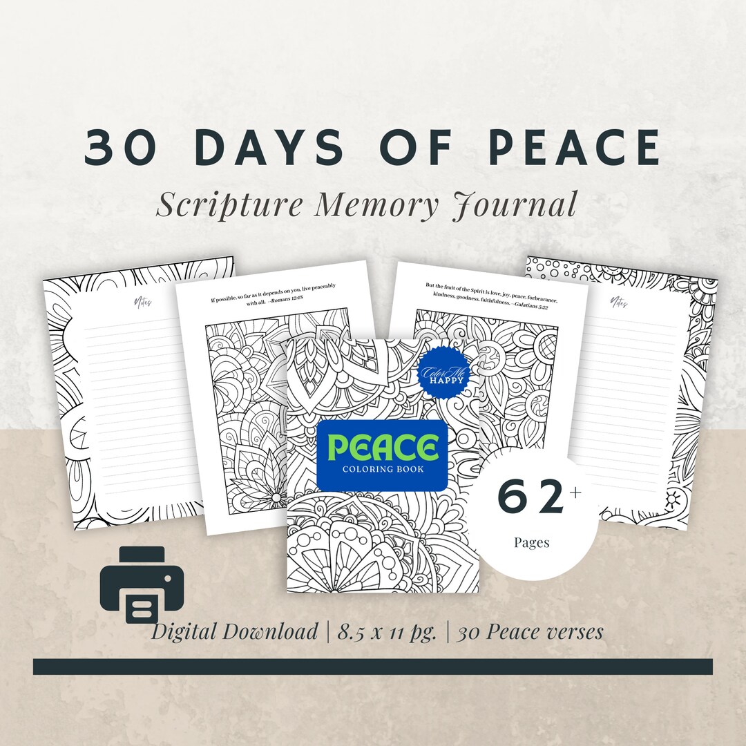 Printable Scripture Writing Coloring Journal Bible Journaling Prayer ...