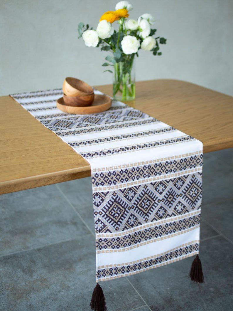 Embroidered Ukrainian Tablecloth – Traditional Rectangular Folk Table ...