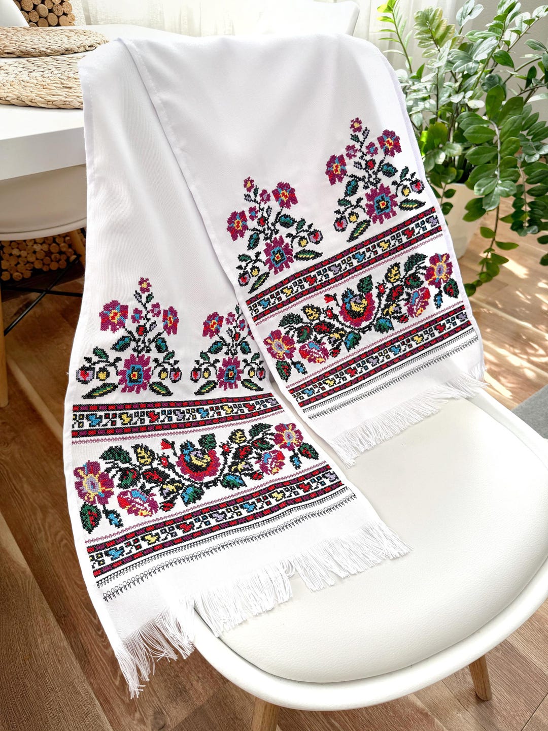 Hutsul Rushnyk With Embroidery – Embroidered Towel Made in Ukraine ...