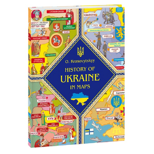 Historical Ukraine Map - Etsy UK