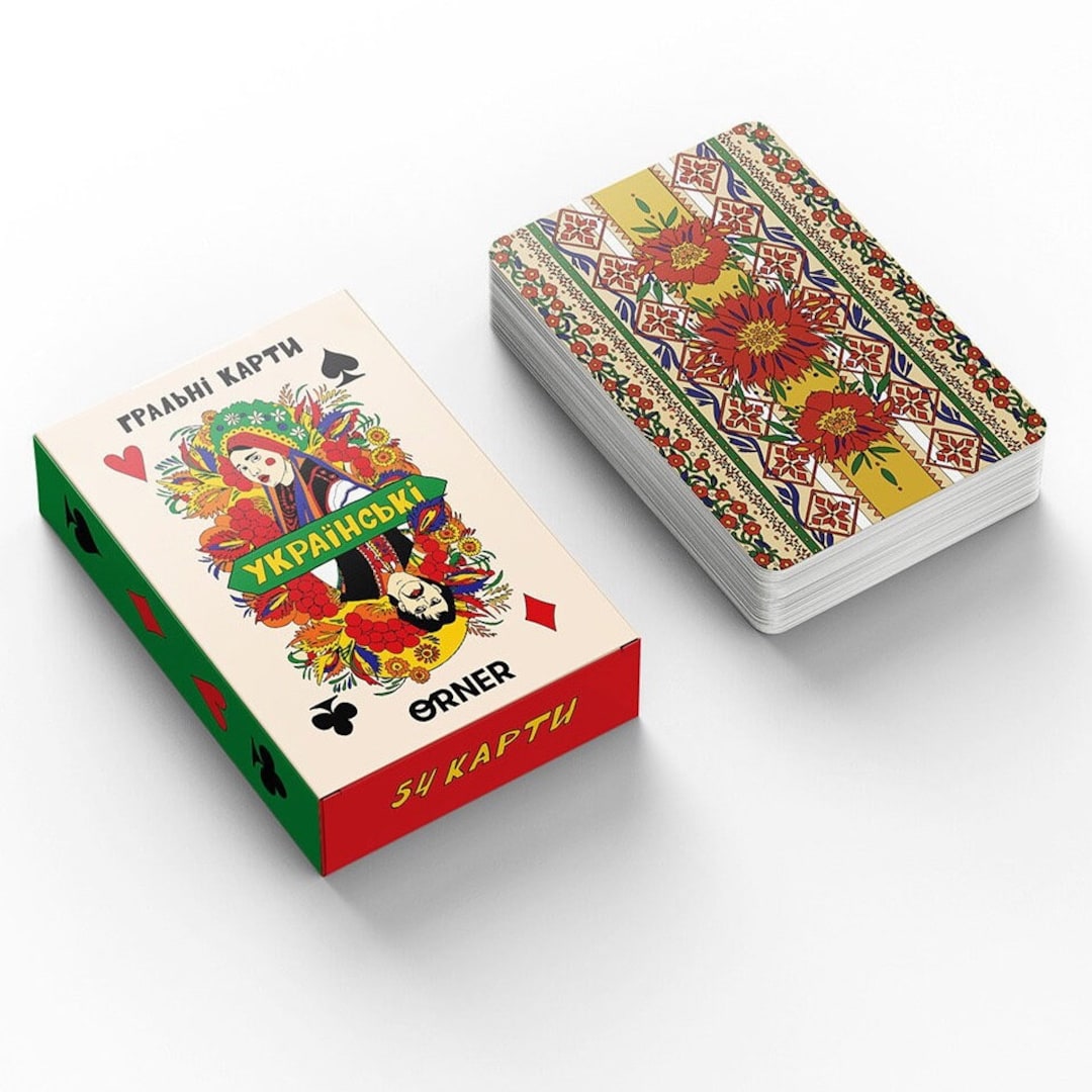 Ukrainian Folk Art Playing Cards Games | Made in Ukraine | Gifts From ...