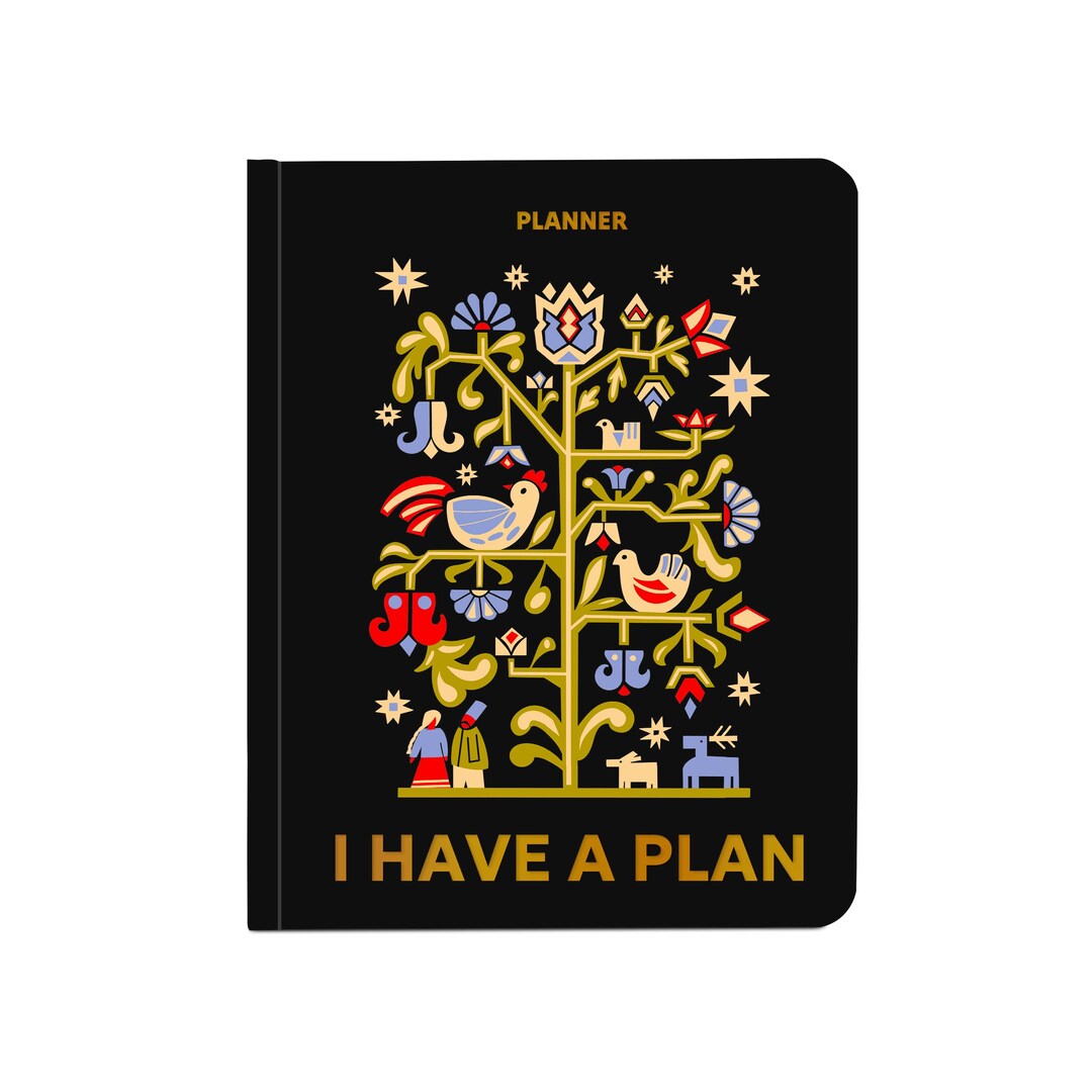 Ukrainian Folk Art Planner Notebook With Ornament | Ukrainian Sellers ...