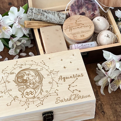 Sagittarius Zodiac Box Personalized Box Astrology Gifts - Etsy