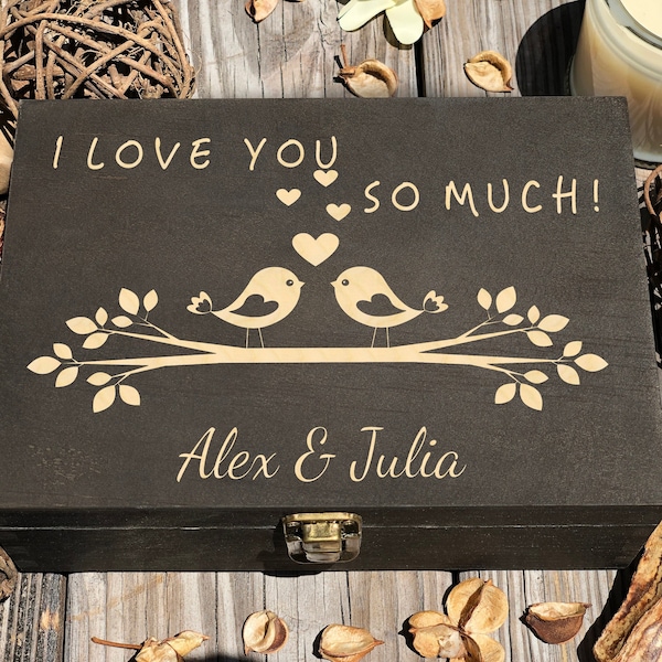 I Love You Box - Etsy