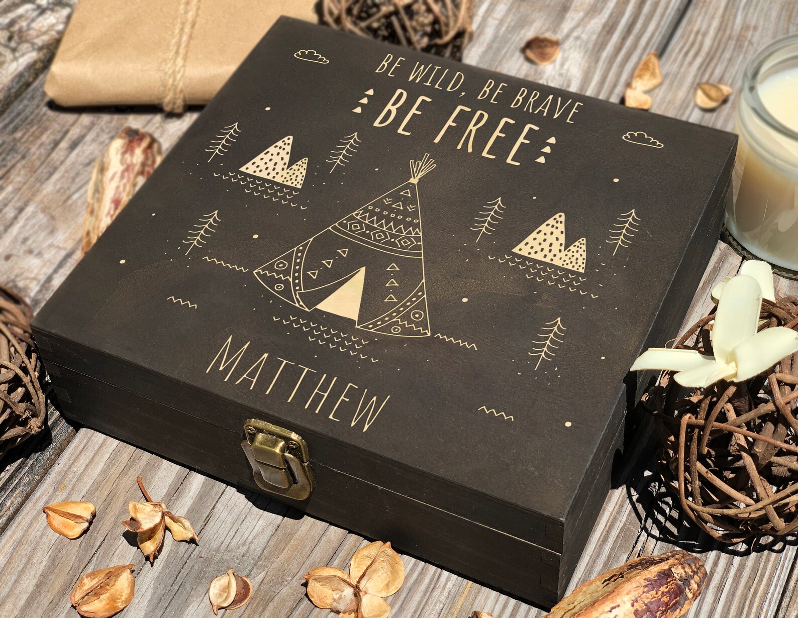 Personalized Kids Box Memory Box for Kids Wooden Box Baby - Etsy