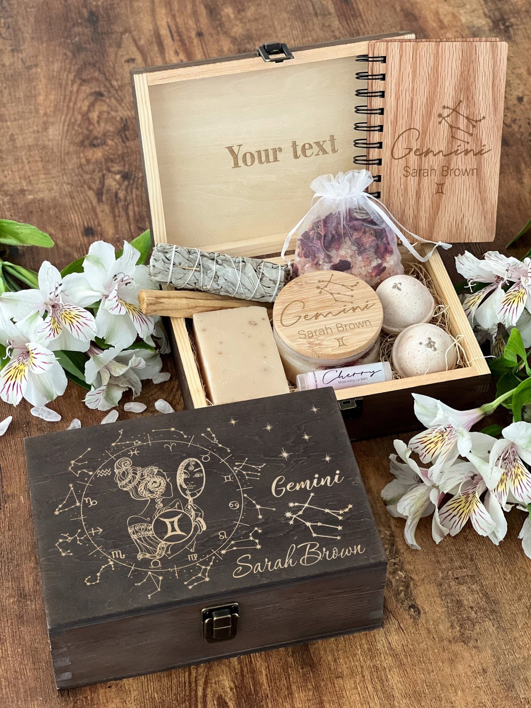 Gemini Zodiac Box, Gemini Gift Box, Personalized Box Zodiac, Zodiac ...