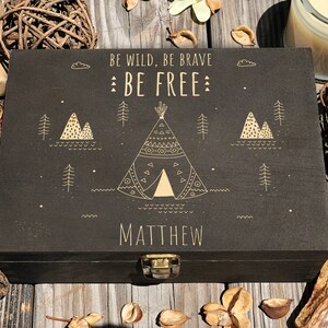 Personalized Kids Box, Memory Box for Kids, Wooden Box, Baby Boy Gift ...