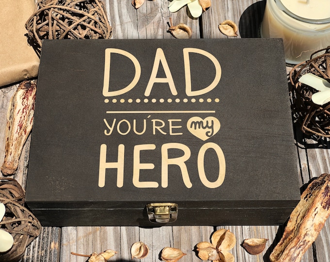 Personalized Gift Box for Men, Dad, Father, Daddy From Daughter, Son ...