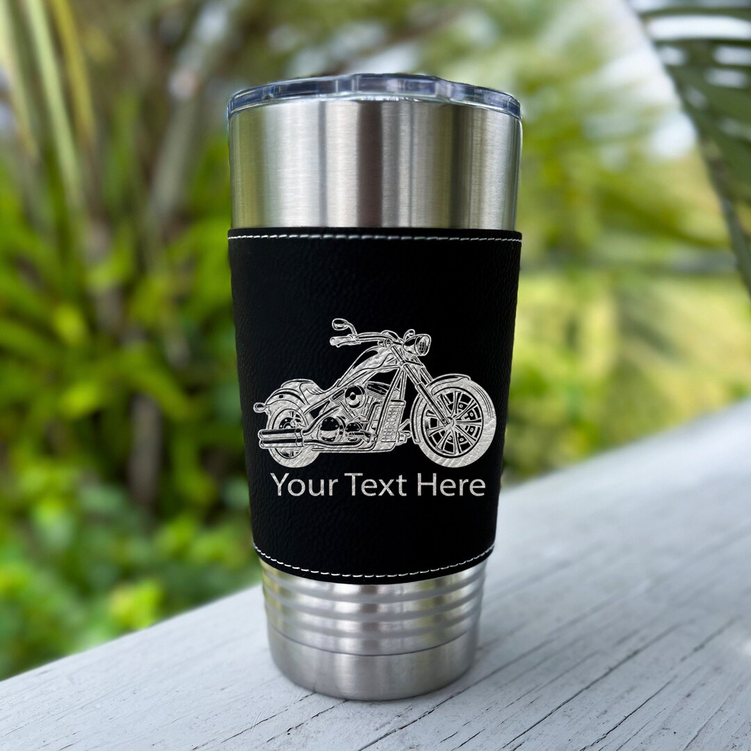 Motorcycle Engraved 20oz Tumbler: Personalized Biker Gift - Etsy