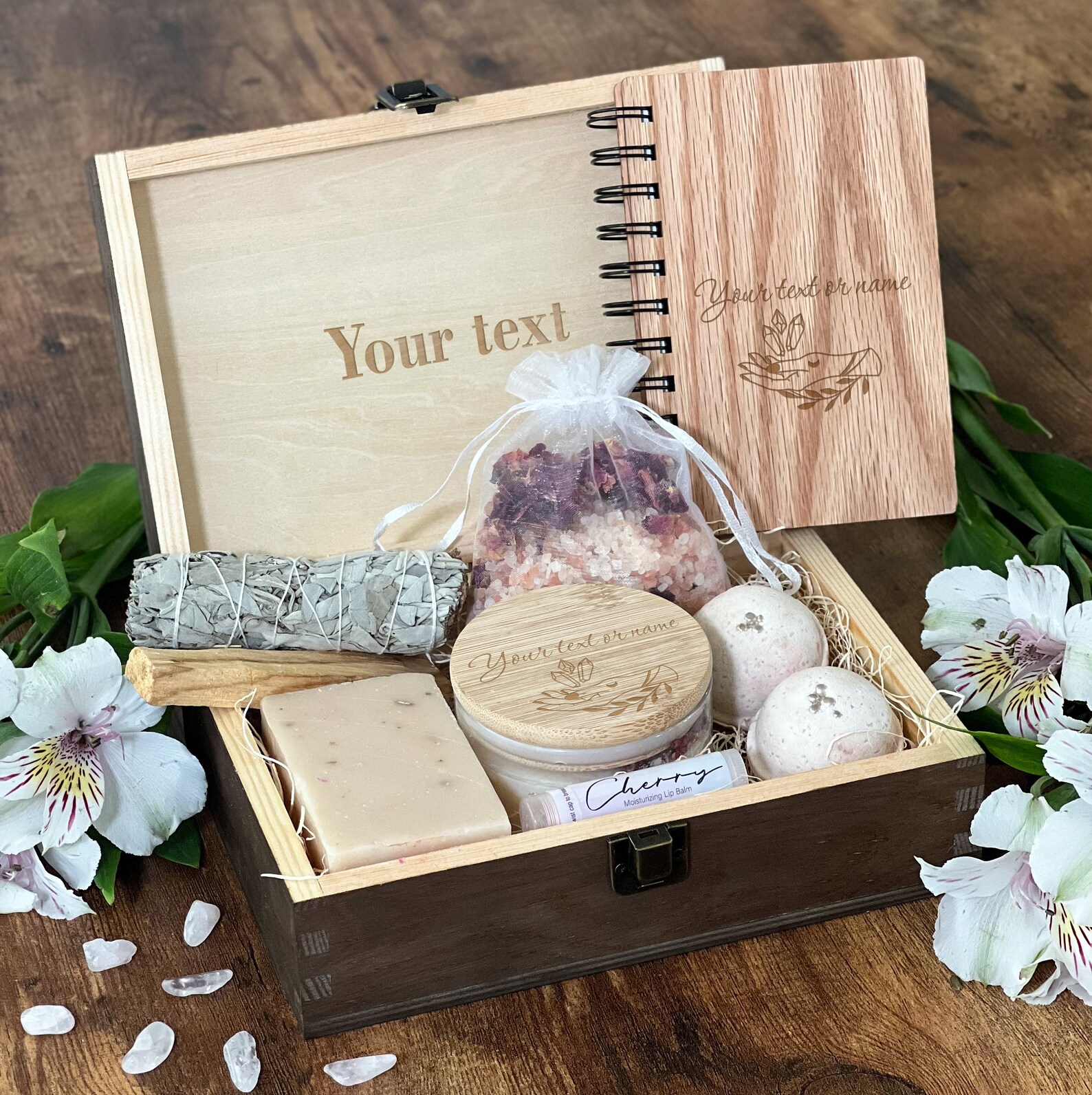 Crystal Box Personalized Box Crystal Mystery Box Stash Box - Etsy