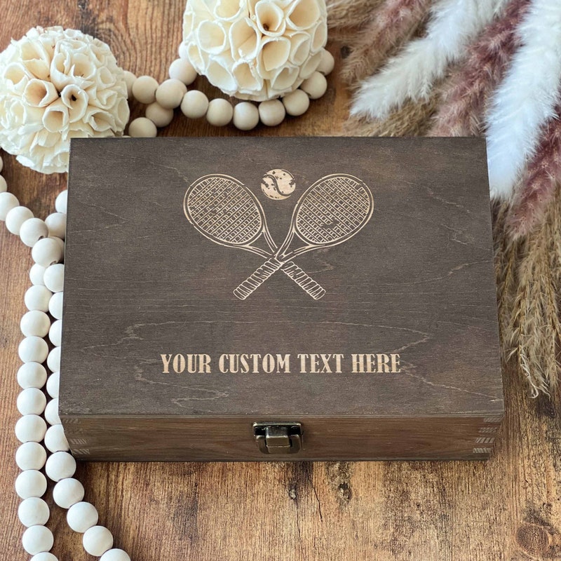 Wooden Tennis Box - Etsy