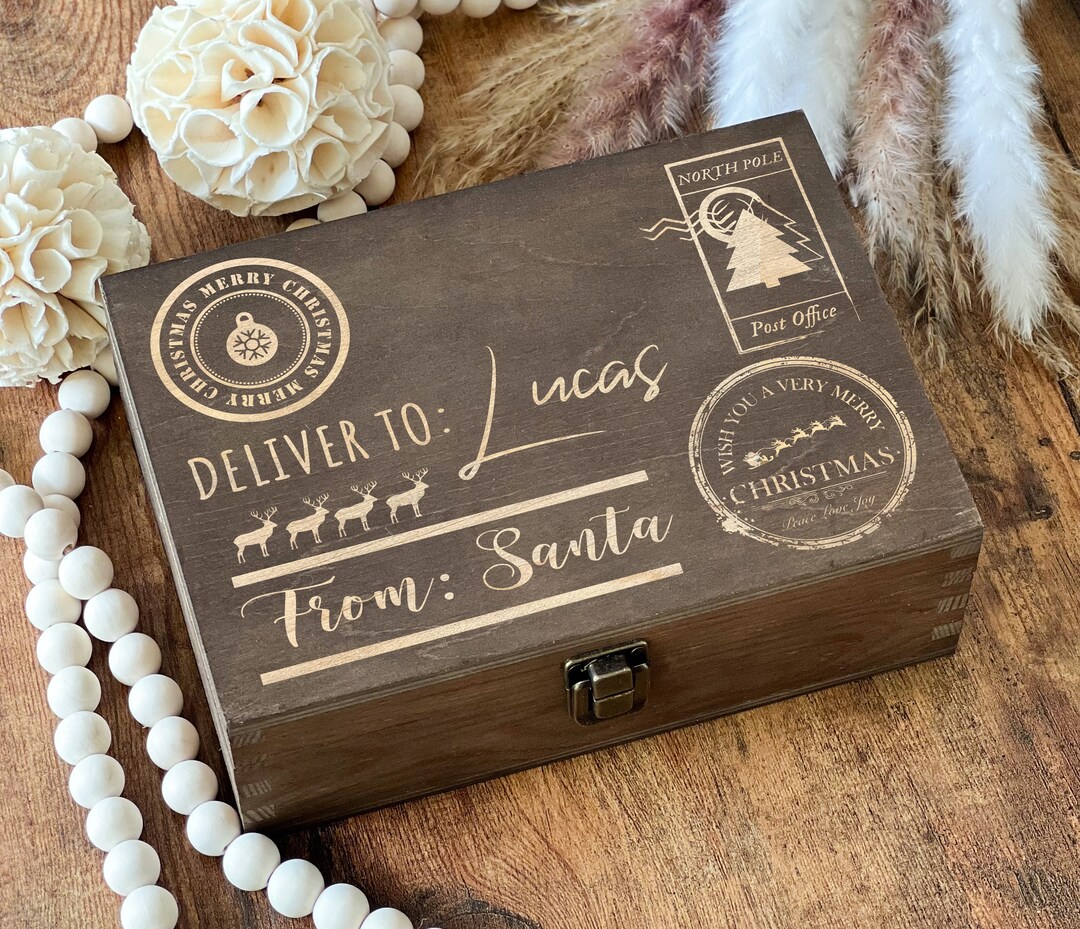 Personalized Christmas Eve Wooden Box: Engraved Keepsake Gift - Etsy