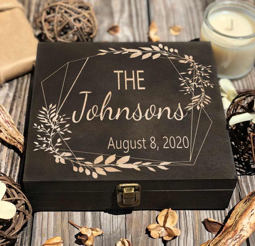 Alternative Guest Book, Guest Box With Hearts, Custom Guest Book ...