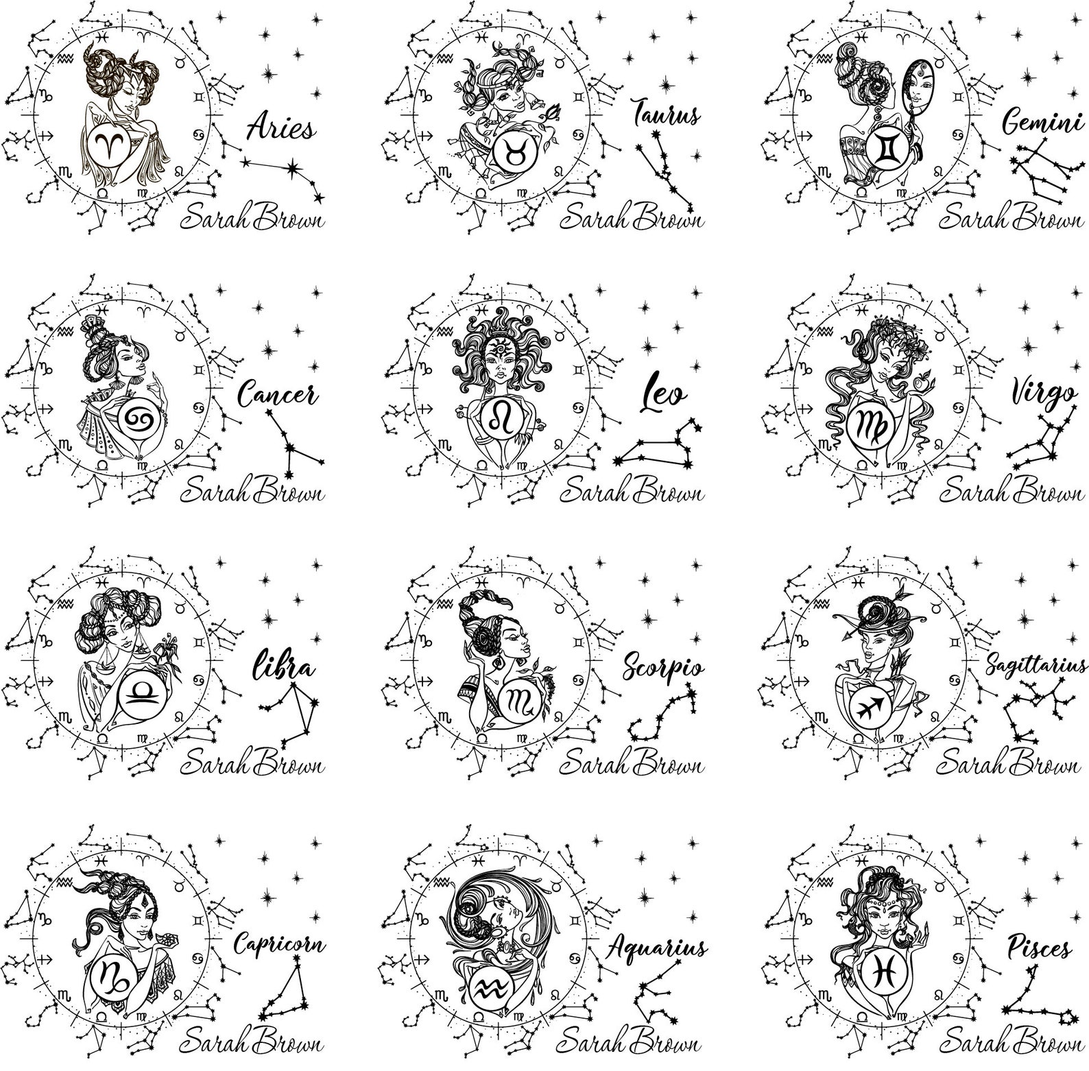 Sagittarius Zodiac Box Personalized Box Astrology Gifts | Etsy