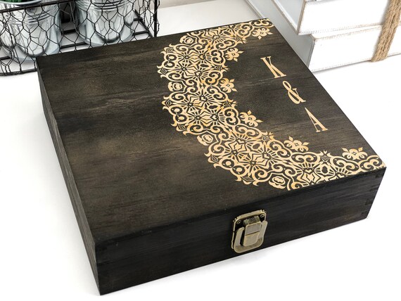 Personalized Wooden Keepsake Box Family Box Memory Box | Etsy