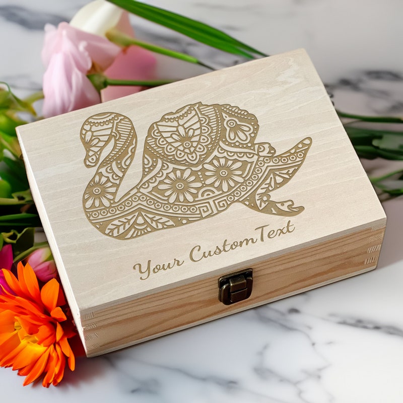 Swan Box - Etsy