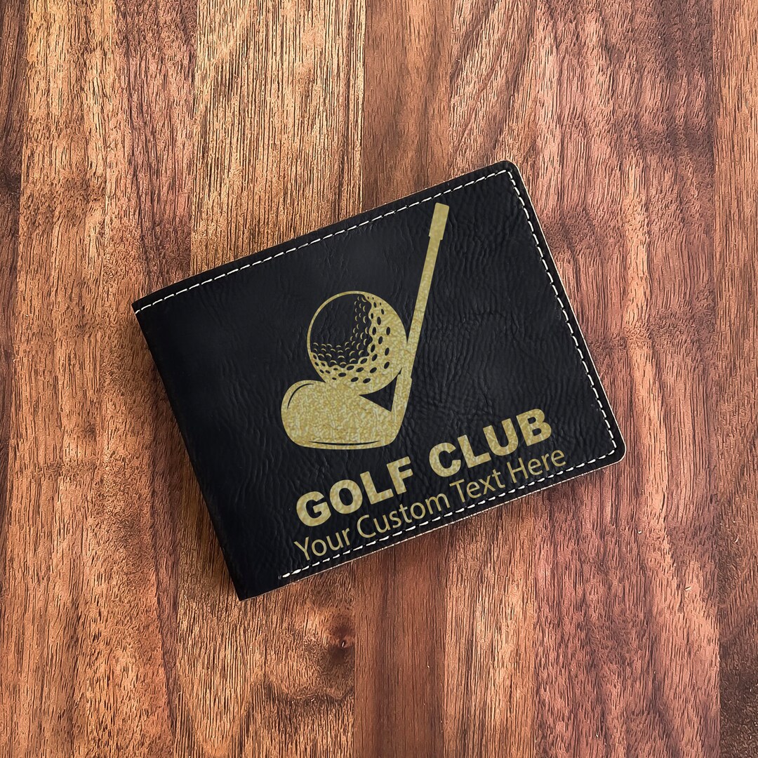 Custom Golf Club Name Wallet: Perfect Birthday Gift for Dad, Uncle, or ...