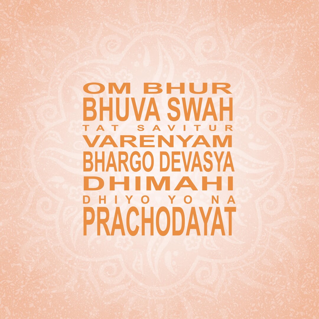 Digital Set of 3 Digital Gayatri Files, Meditation Mantra, Yoga Mantra ...