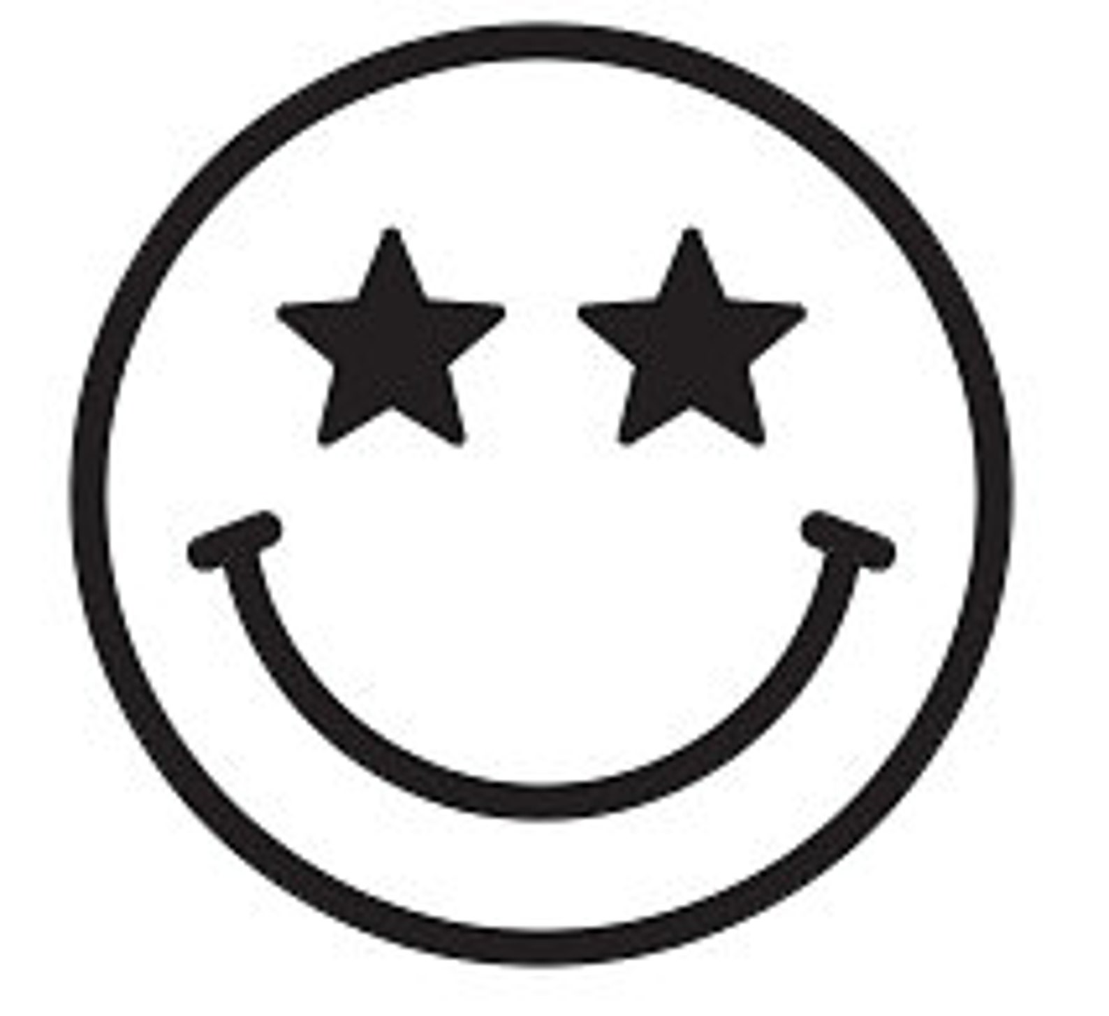 Smiley Face Decal - Etsy