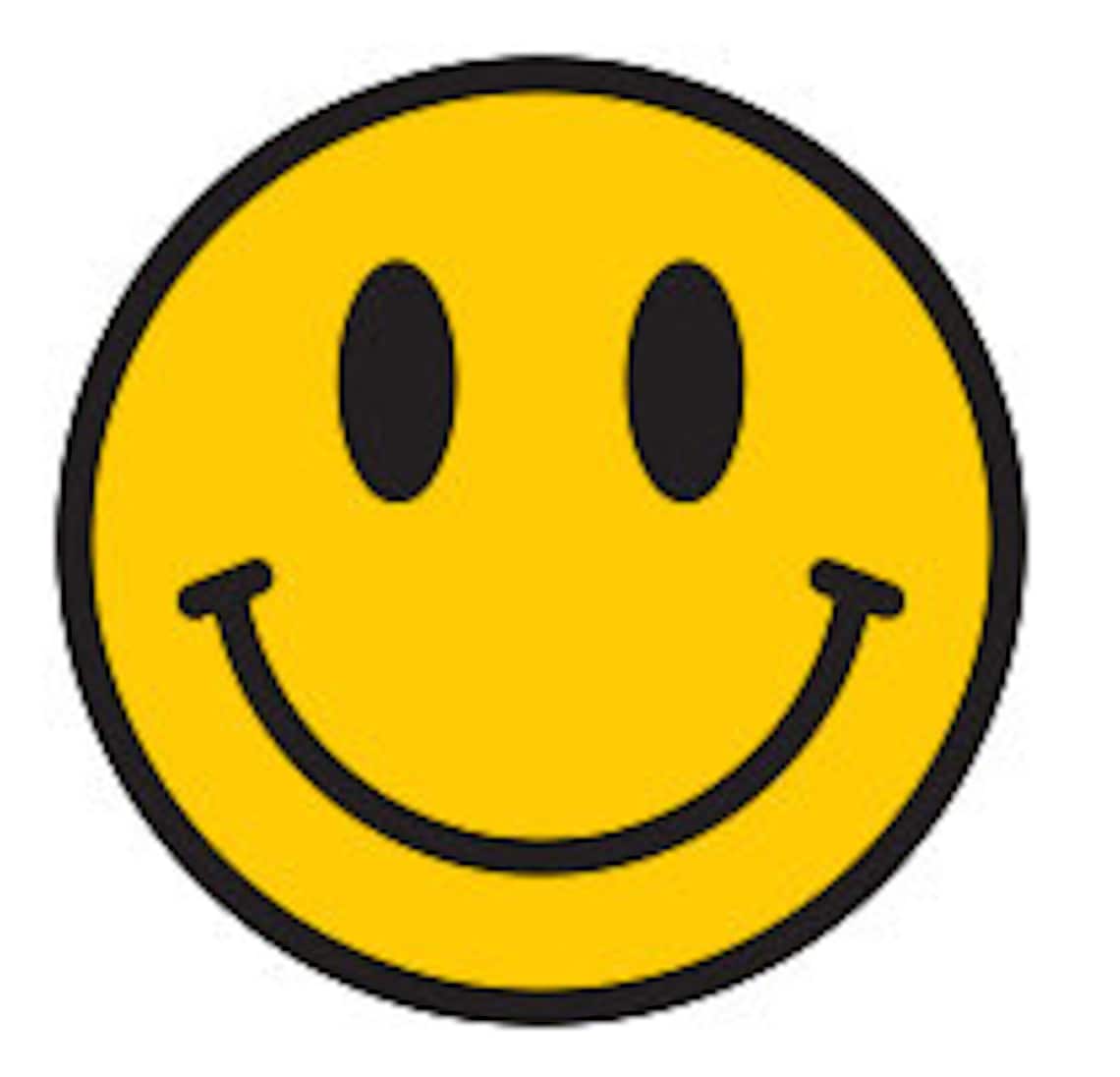 Smiley Face Decal - Etsy