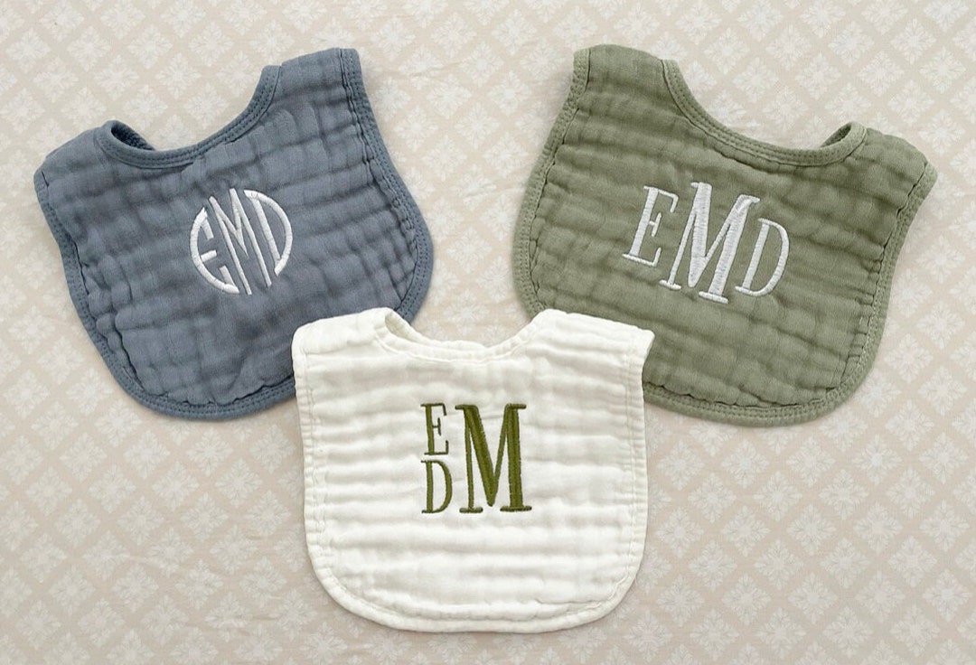 Personalized Baby Boy Bibembroidered Baby Bibmonogrammed Baby Boy ...
