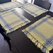 Handwoven Cotton Placemats Set of Four Yellow and Blue - Etsy