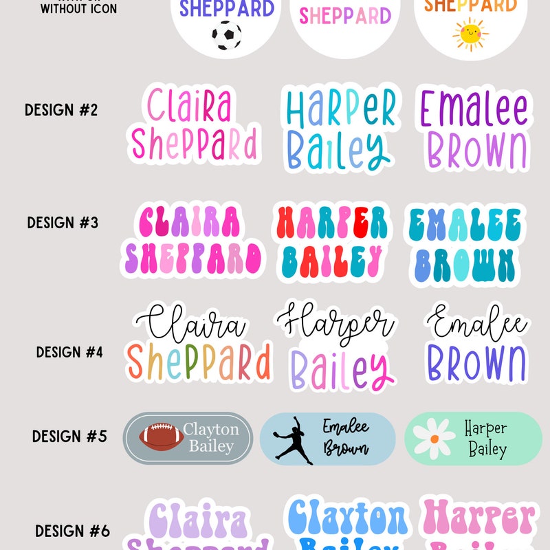 Kid Labels - Etsy