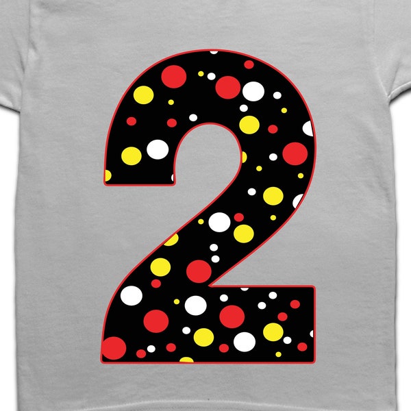 Polka Dot Number - Etsy