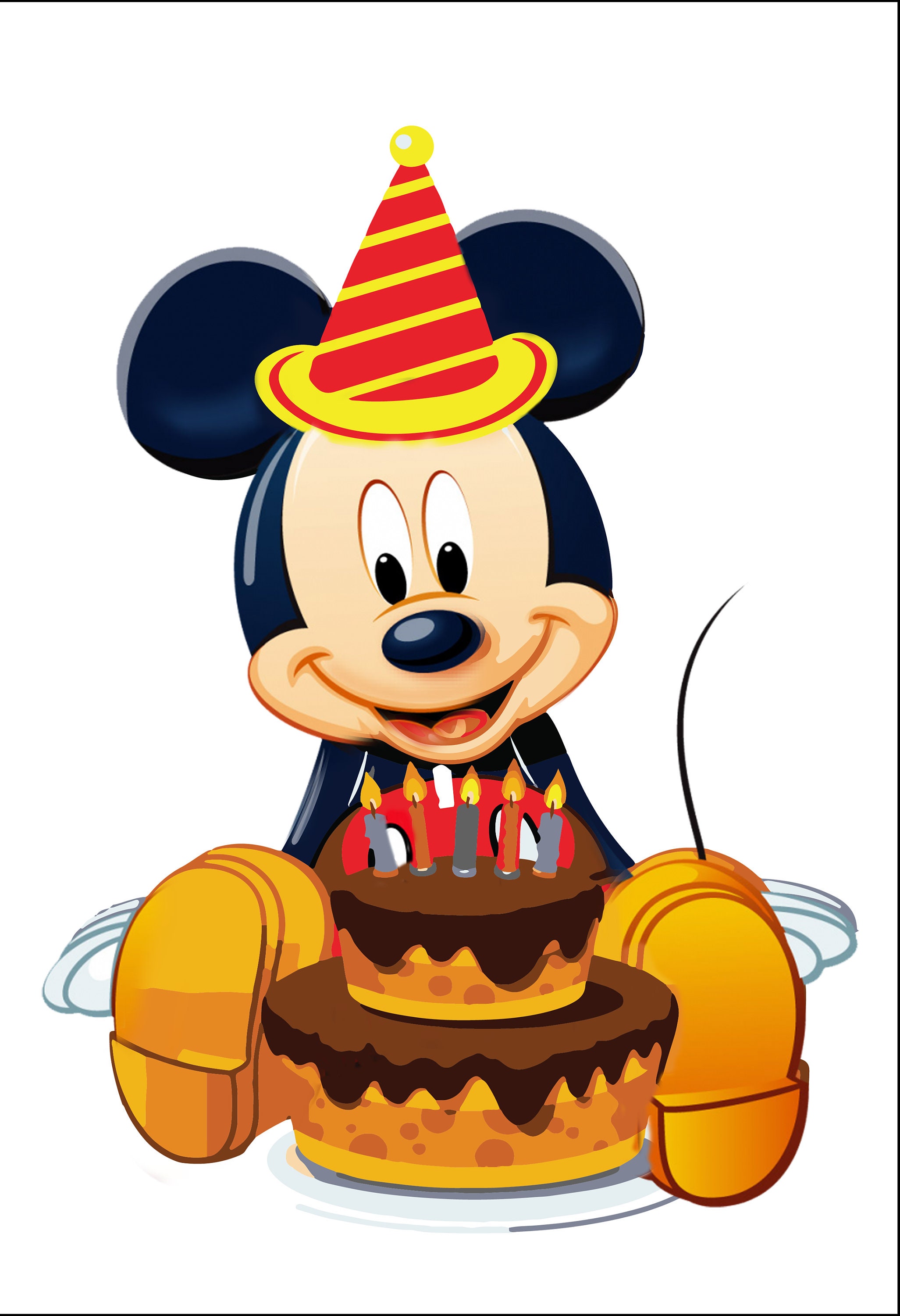 Mickey Mouse Birthday Clipart
