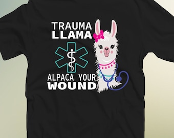 Trauma Llama Alpaca Your Wound PNG File Digital Download - Etsy