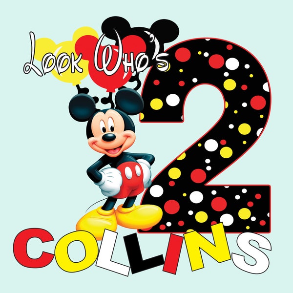 Classic Mickey Mouse Png - Etsy