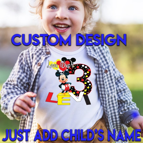 Mickey Mouse Look Whos - Etsy