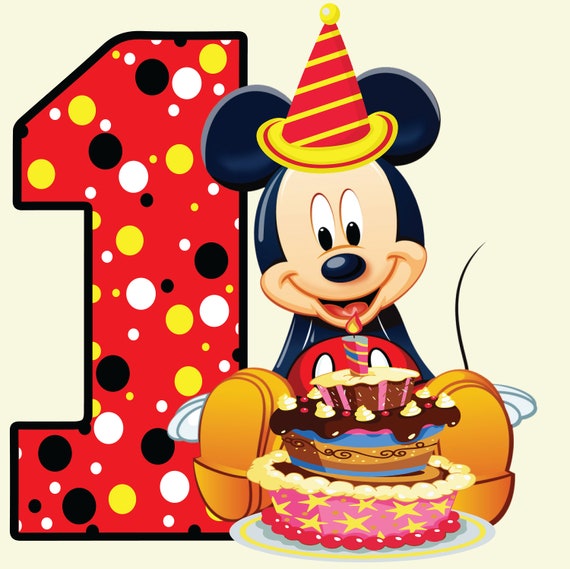 Mickey Mouse Birthday Png 1