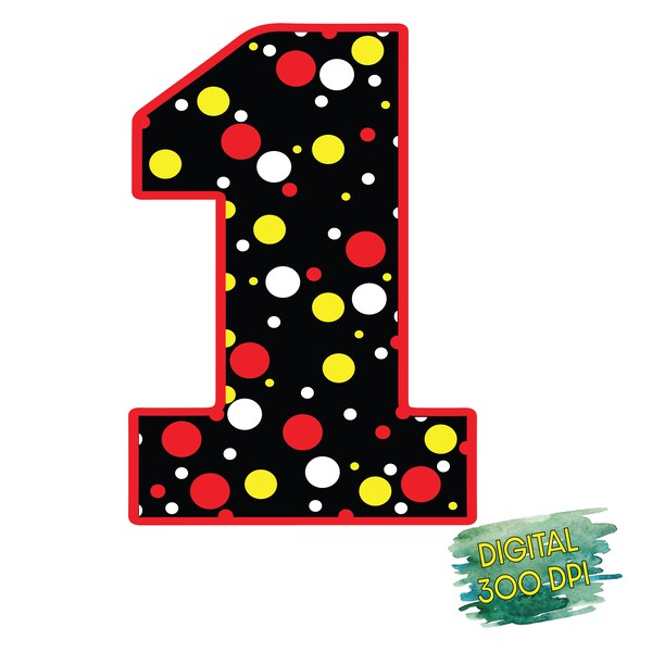 Polka Dot 1st - Etsy