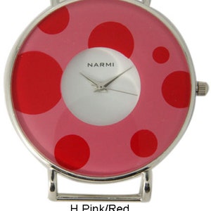 NIMI 5 Piece Spotted Circular Stainless Steel Watch Faces With Solid ...