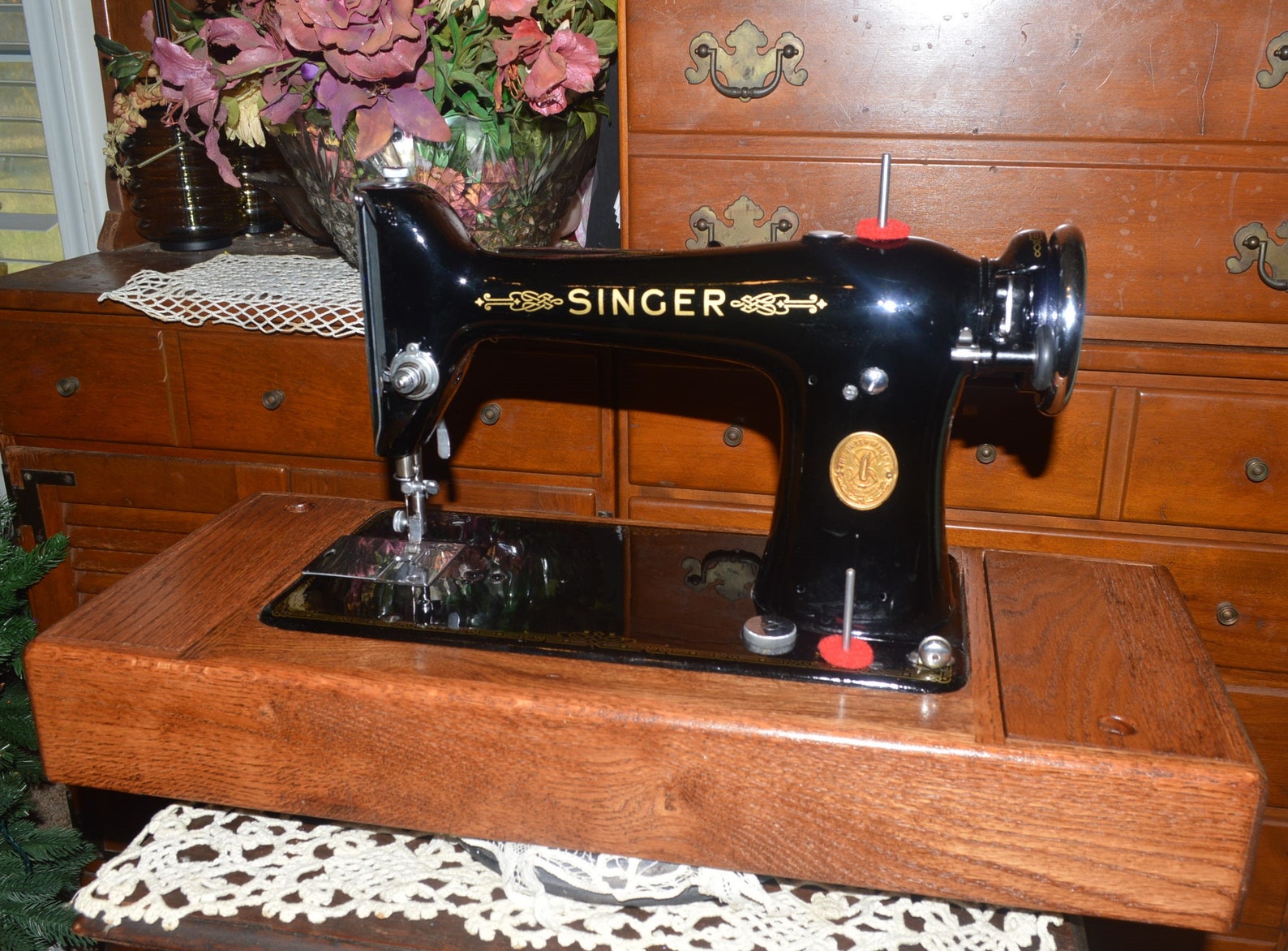1930 Singer Model 101 Sewing Machine Documented New Finish | Etsy